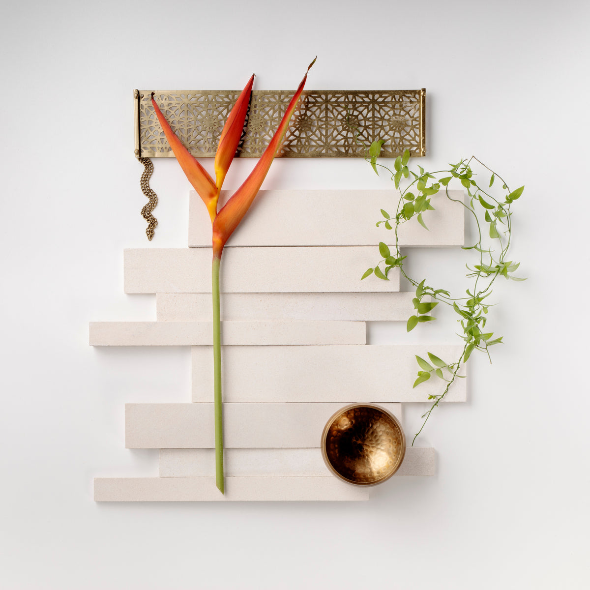 Sculptured Stone - Tile Mood Board