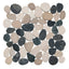 Level Pebble Sepia Honed Natural Stone Mosaic Pebble – Island Stone